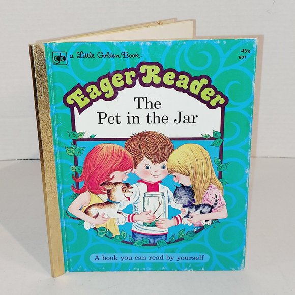 Little Golden Books | Other | Vtg 976 Little Golden Book Eager Reader The Pet In The Jar 2nd ...